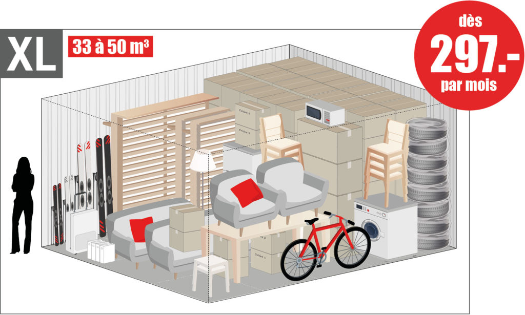 AB Box SA, Prix box Garde-meuble stockage